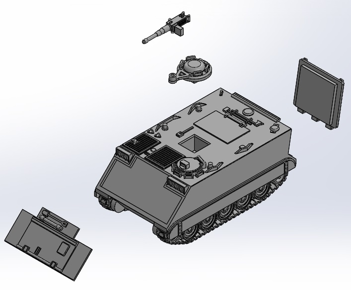 M113 Armored Personal Carrier – 3D Wargaming